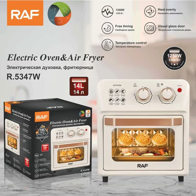 Air Fryer et Four Electrique Raf 1250W | Numedia